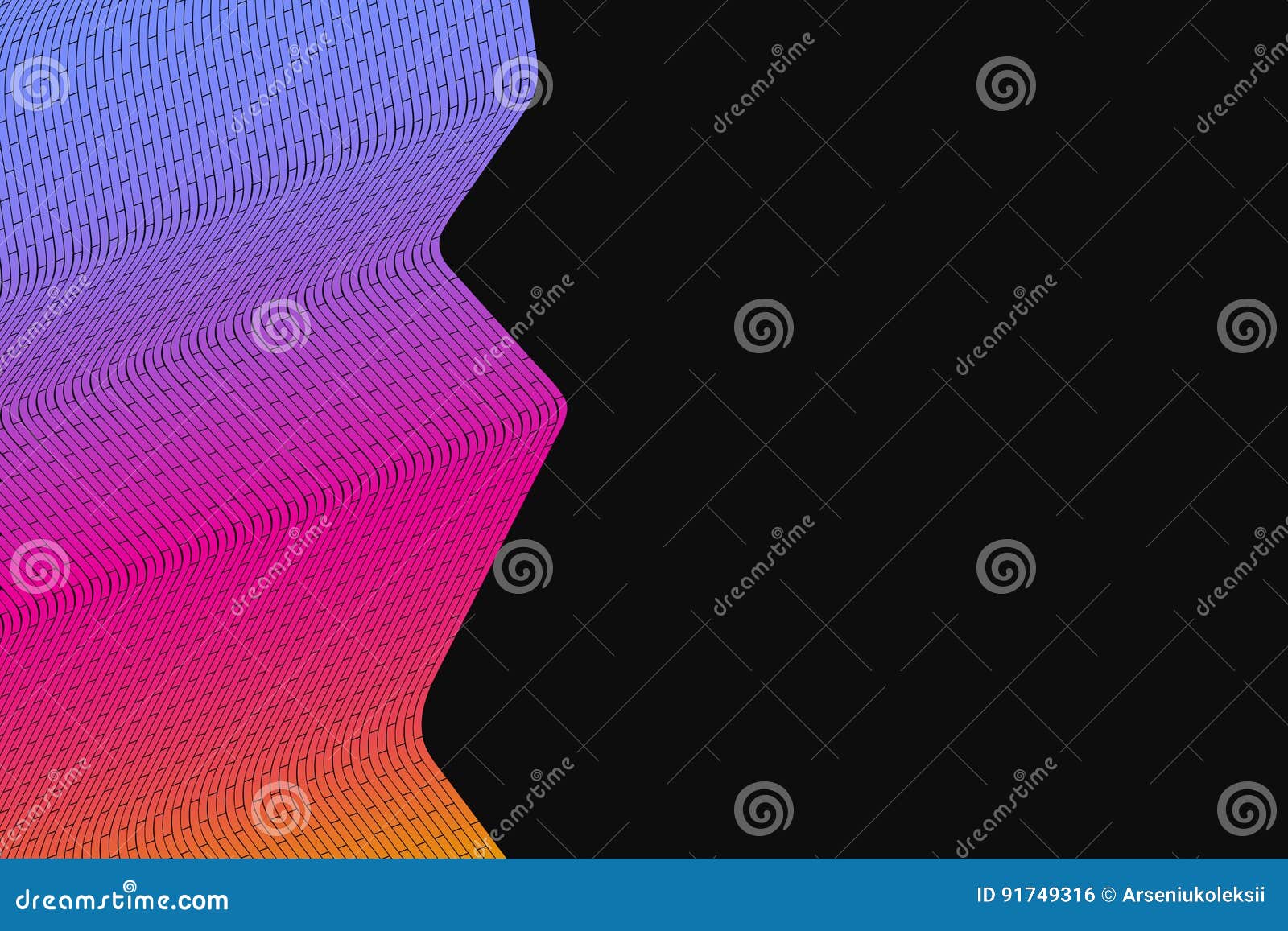 Abstract Background. Cyber Grid Illustration. Multicolored Cell Massive ...