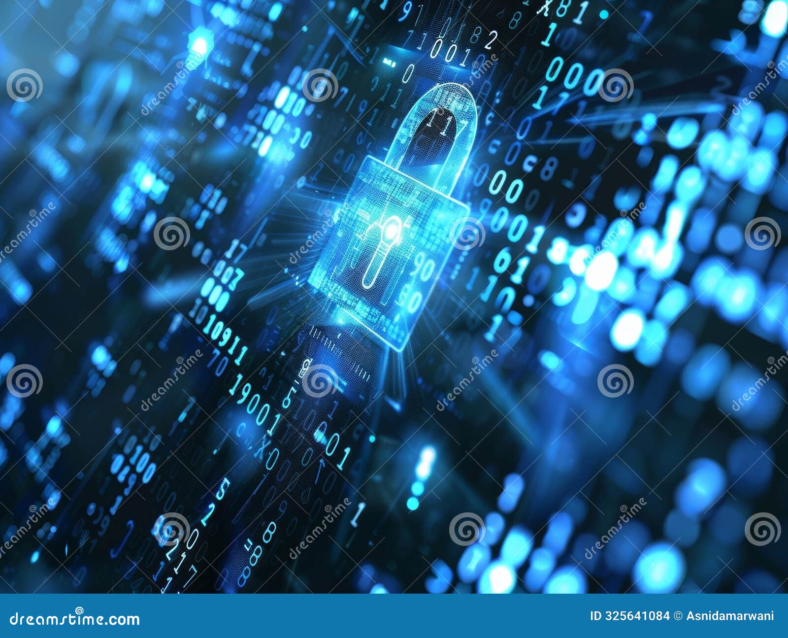 Abstract Background of Cyber Security and Internet Safety in Digital ...