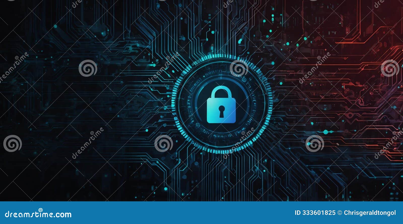 Abstract Background for Cybersecurity Website Ai Generated Stock ...