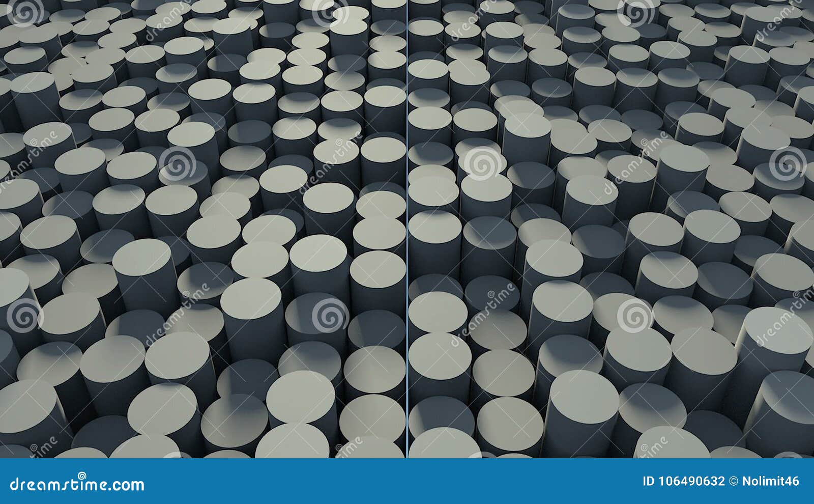 Abstract Background with Cylinders Stock Illustration - Illustration of ...