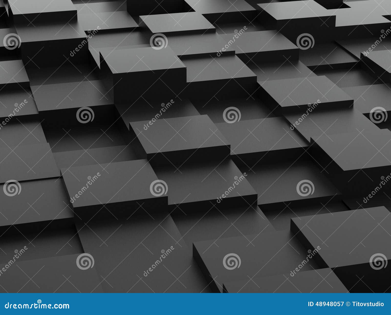 Abstract Background of 3d Blocks Stock Illustration - Illustration of ...