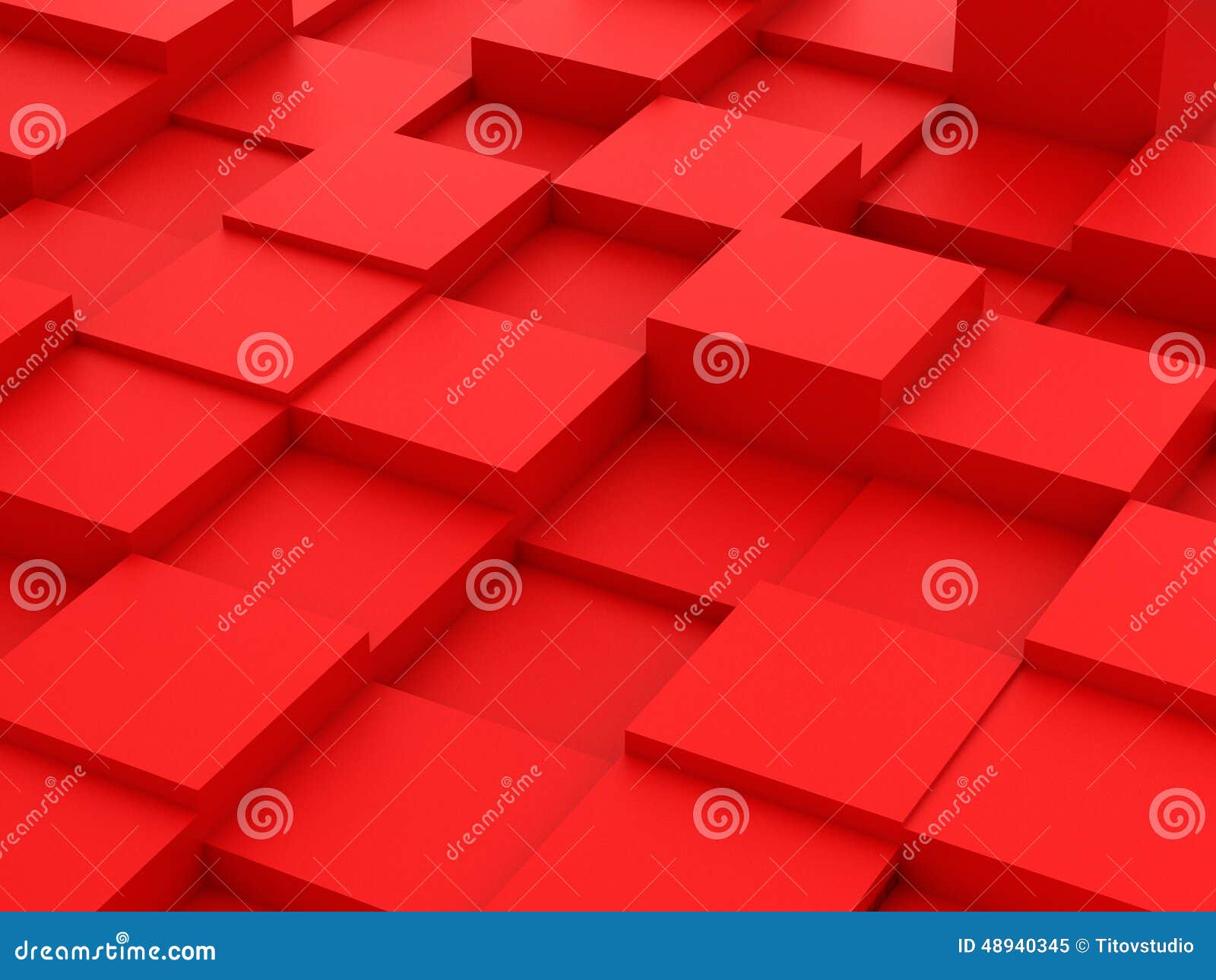 Abstract Background of 3d Blocks Stock Illustration - Illustration of ...
