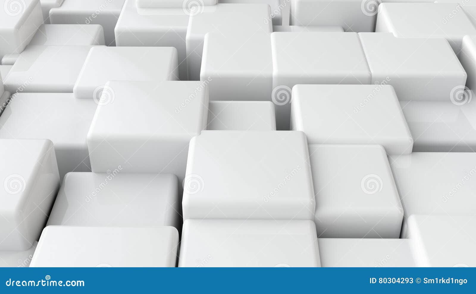 Abstract Background of 3d Blocks Stock Illustration - Illustration of ...