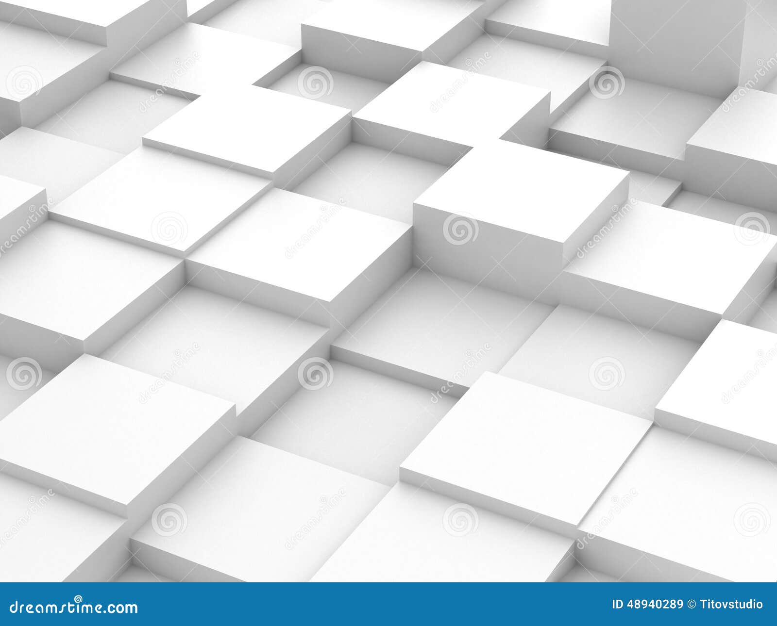 Abstract Background of 3d Blocks Stock Illustration - Illustration of ...