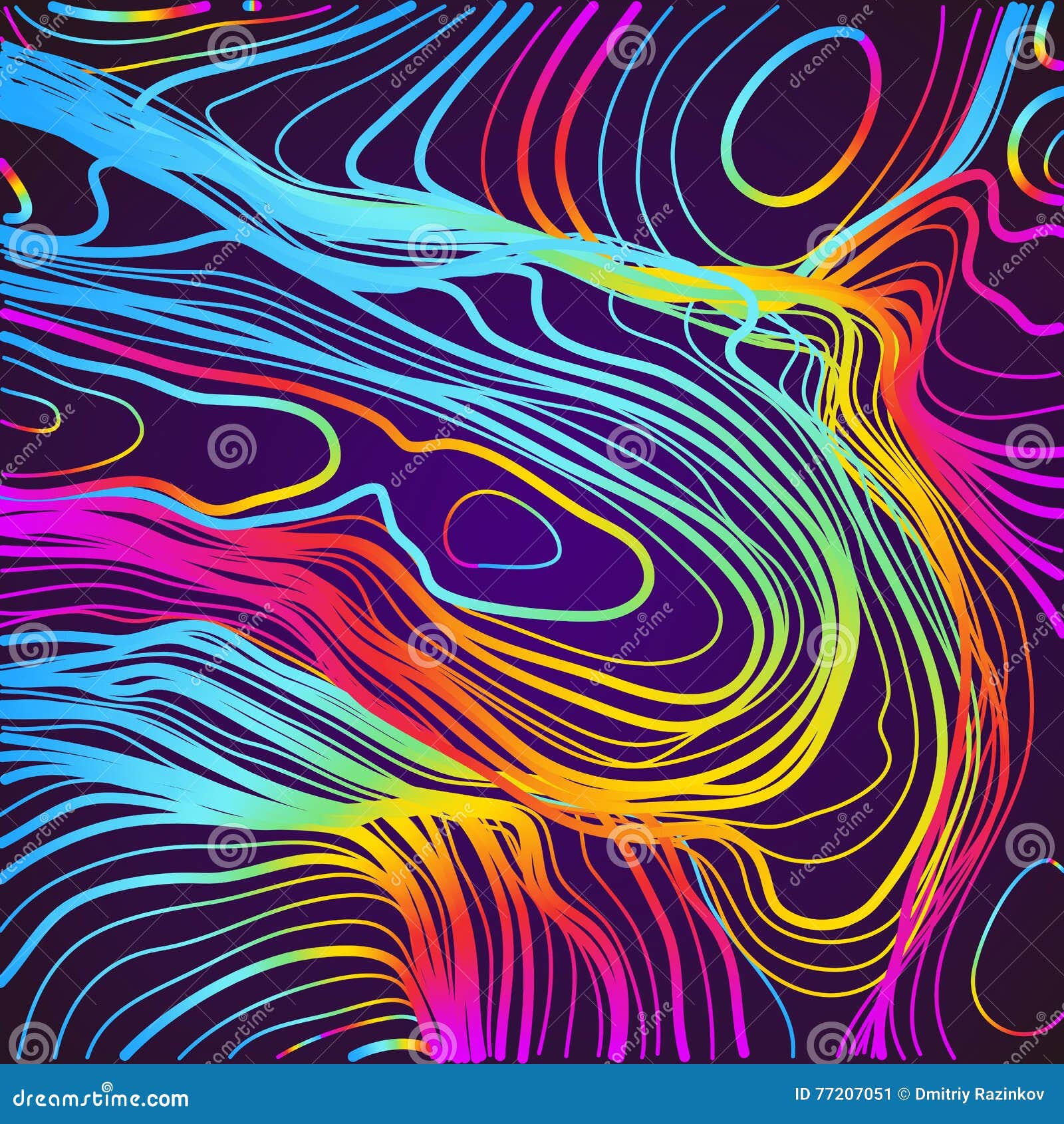 Abstract Background with 3D Pink and Blue Lines. EPS10 Vector ...