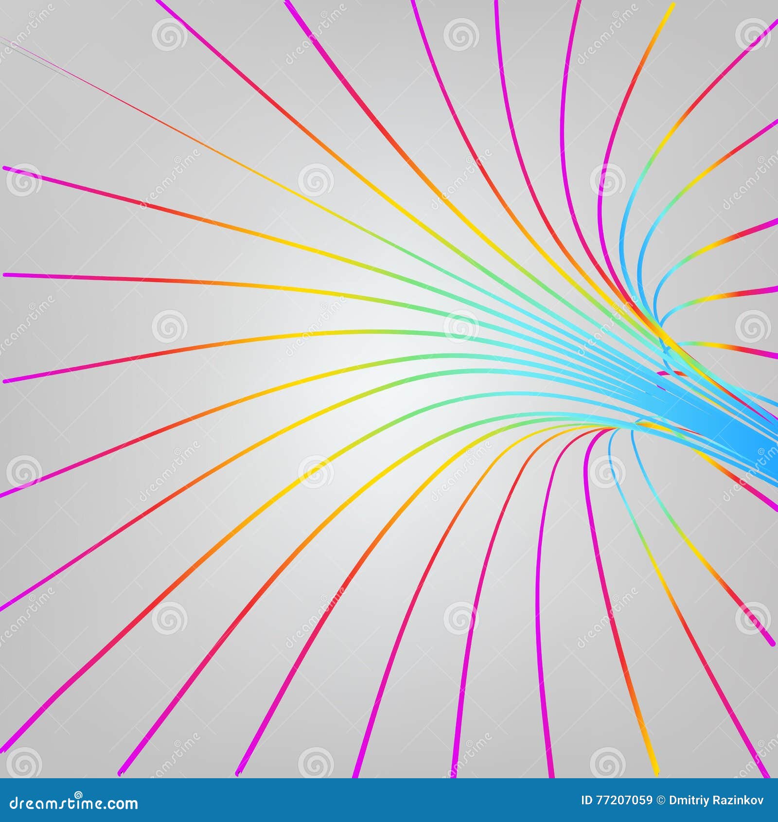 Abstract Background with 3D Pink and Blue Lines. EPS10 Vector ...