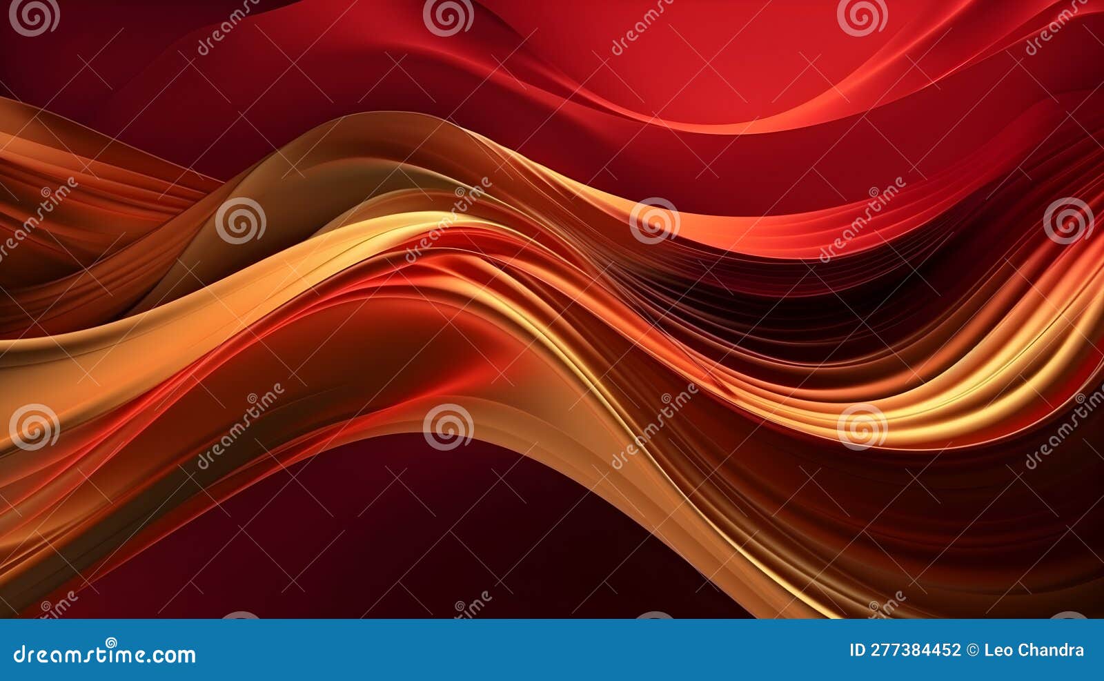 Abstract Background with 3D Red Gradient Silk Fabric ,generative Ai ...