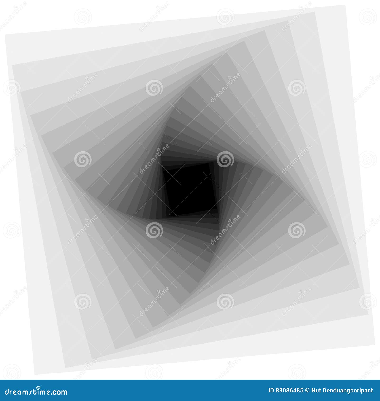 Abstract Background 3D Twist Square Stock Vector - Illustration of ...
