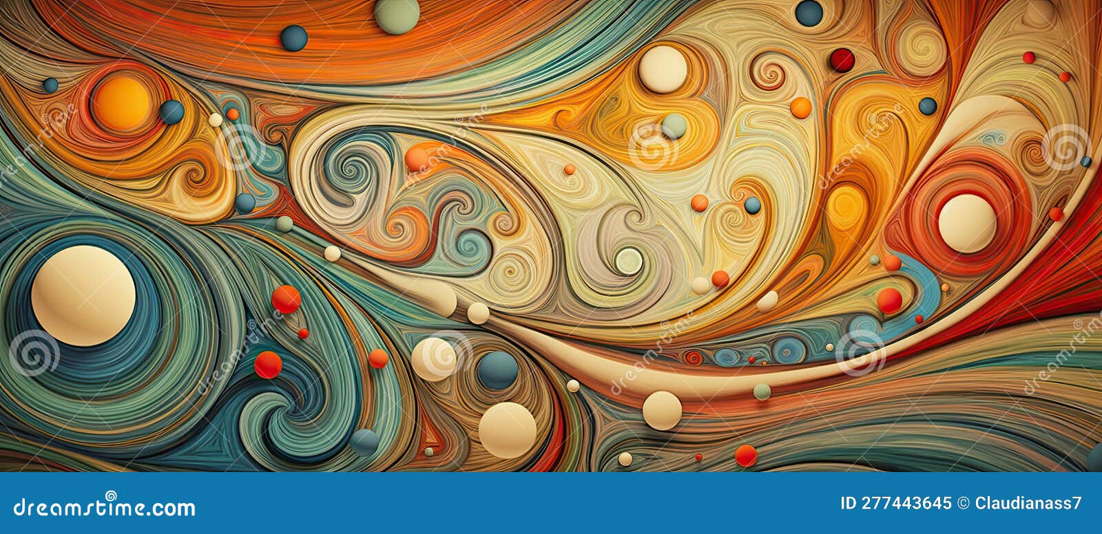 Abstract Background in a Da Vinci Style, Generative Ai Illustration ...