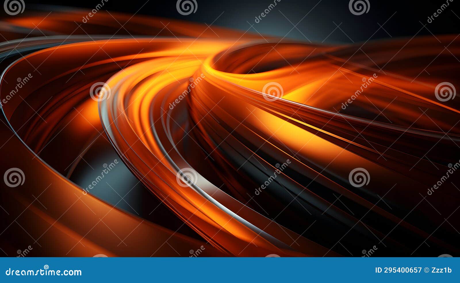 Abstract Background of Dark Amber and Black Clean Liquid Forms. Neural ...