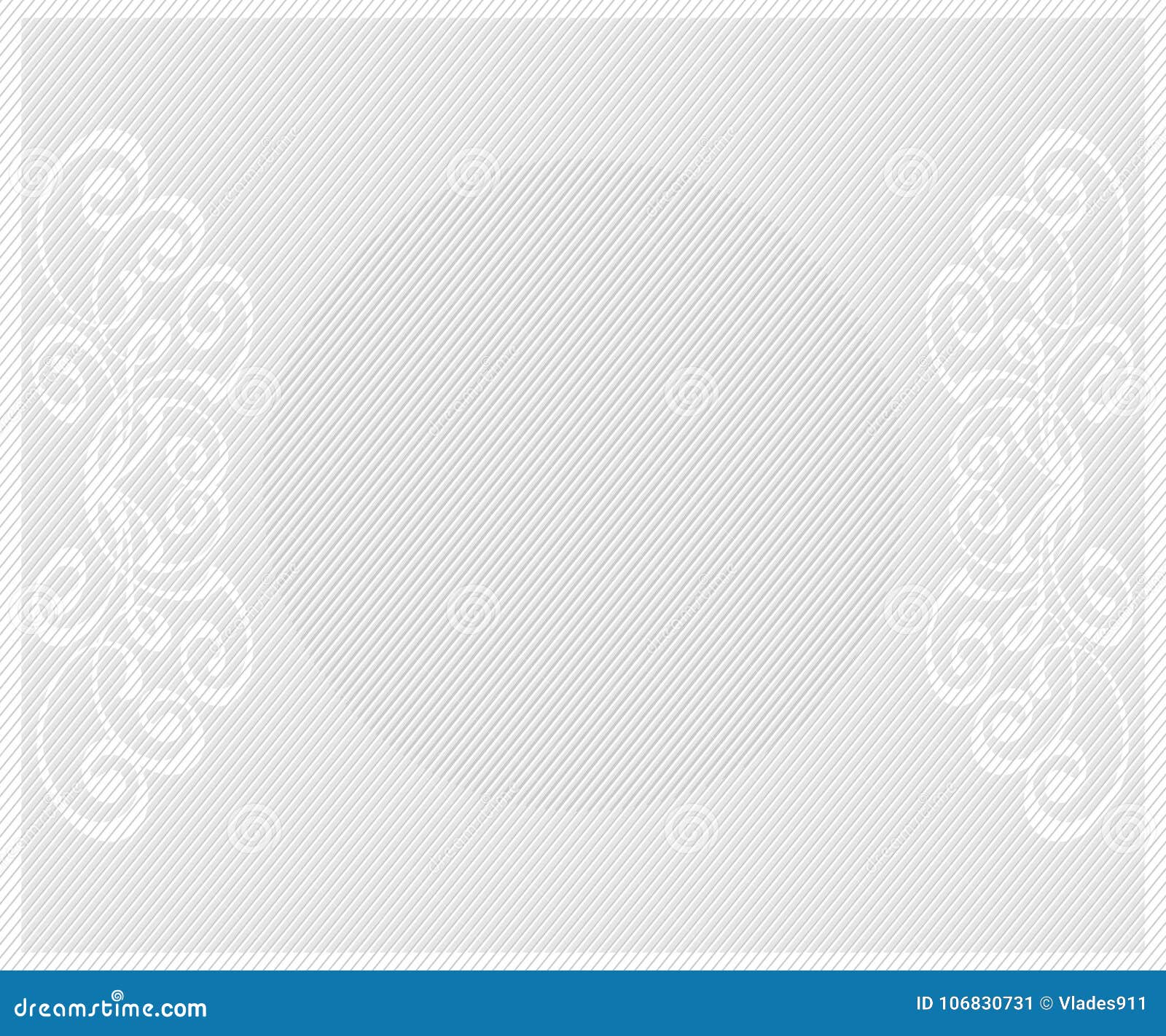 Abstract Background with Decorative Vignettes Lines. Vector ...