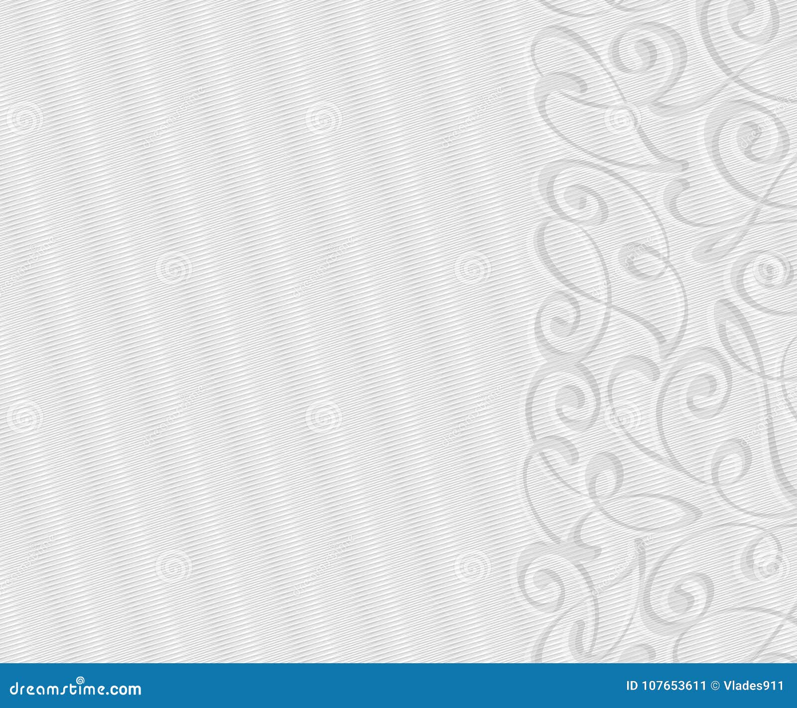 Abstract Background with Decorative Vignettes Lines. Vector ...