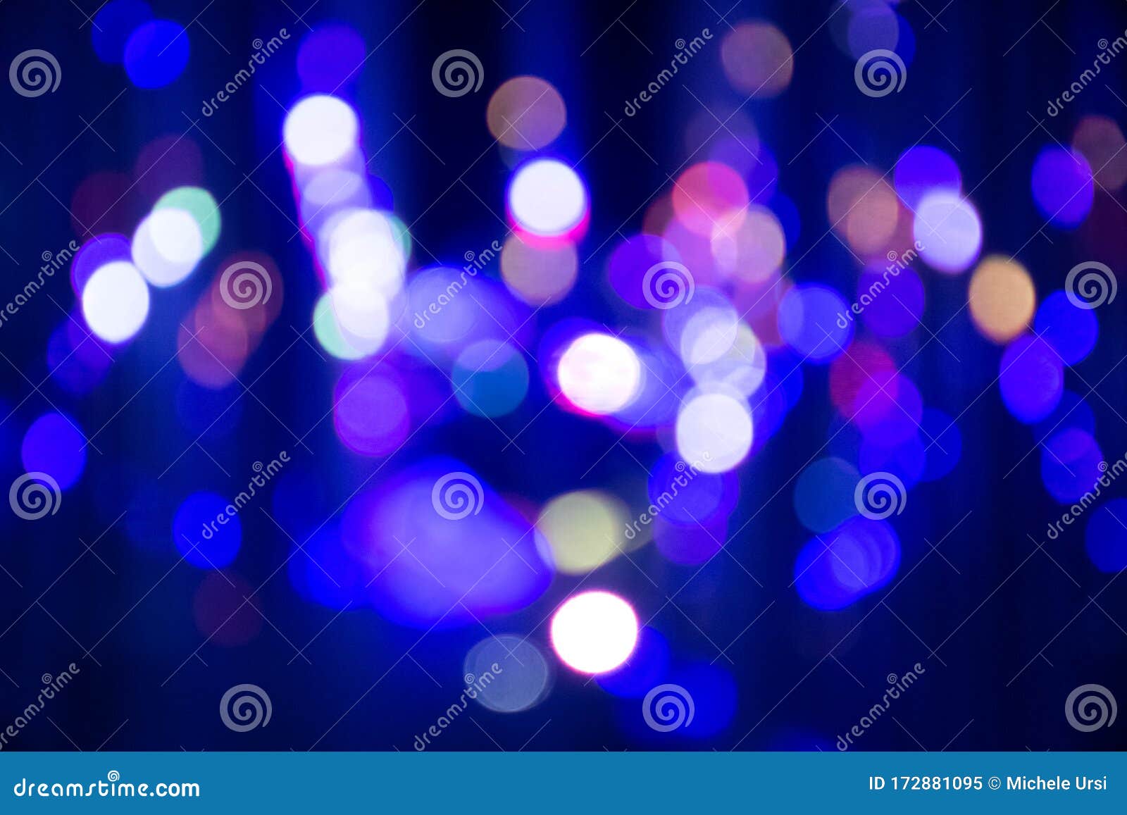 Abstract Background with Defocused Bokeh Colorful Lights Stock Image ...
