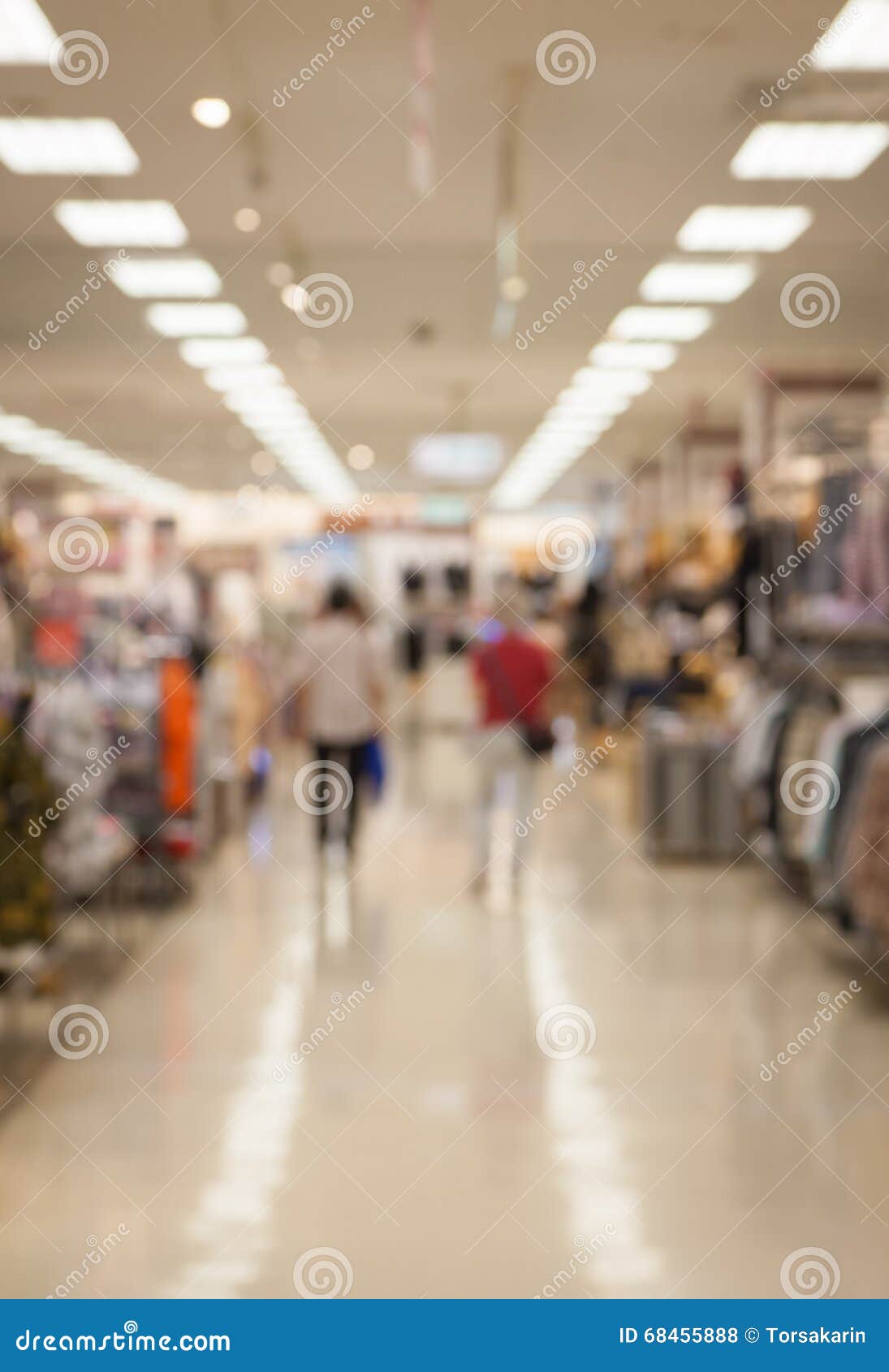Abstract Background of Department Store Interior Stock Photo - Image of ...