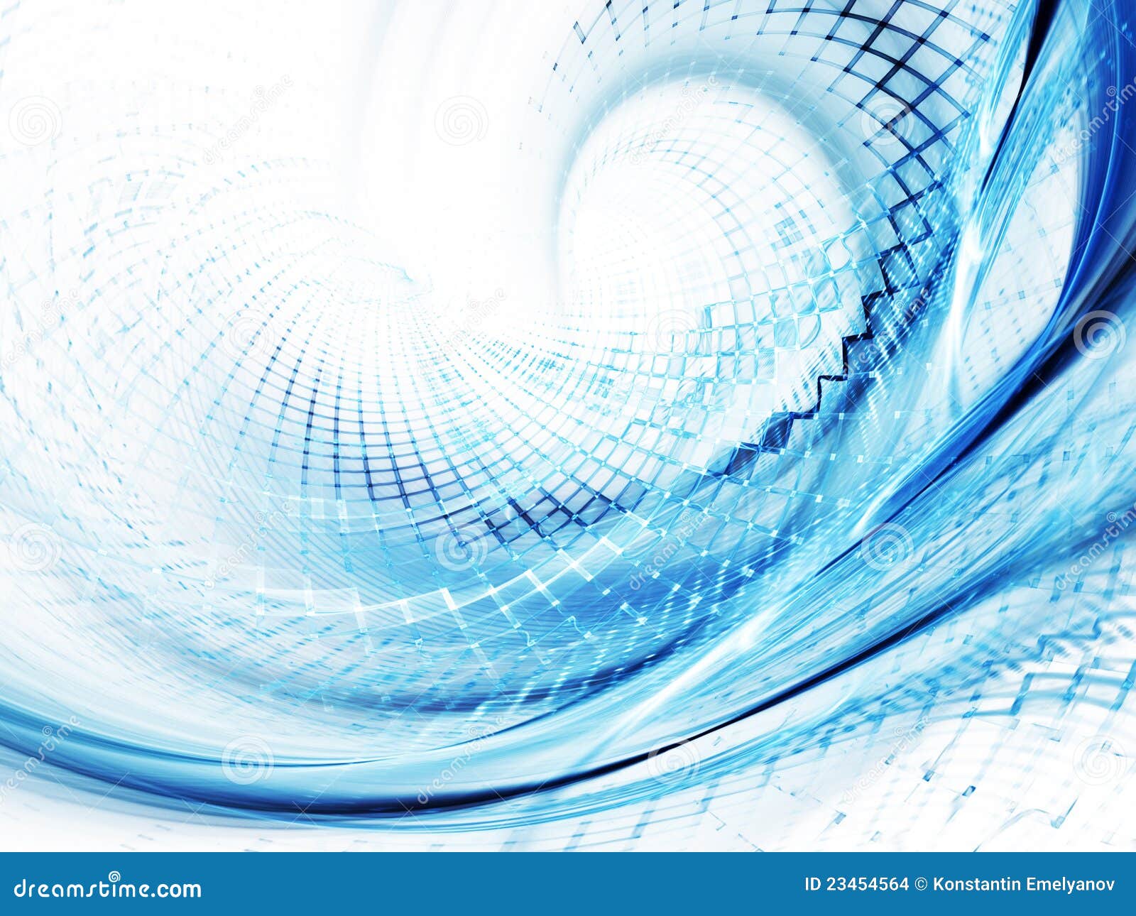 Abstract Background Design of Grid Wave Stock Illustration ...