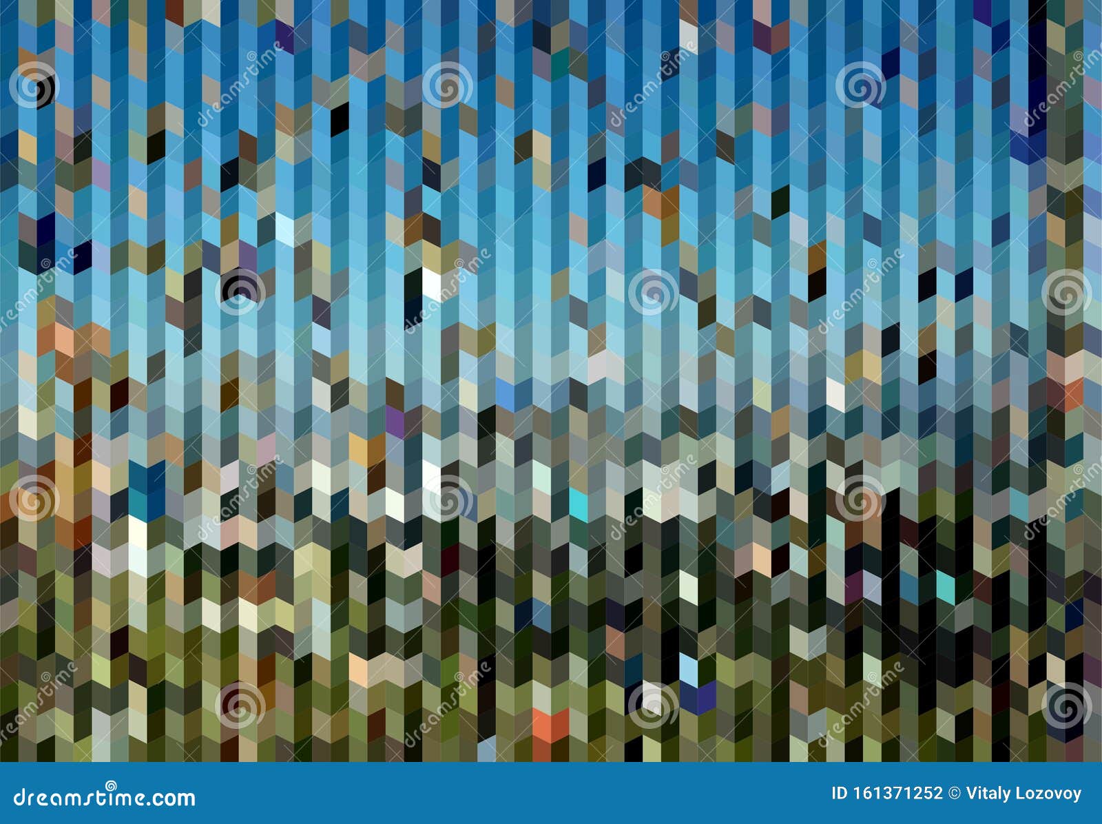 Multi-colored Lines and Geometric Shapes Stock Illustration ...