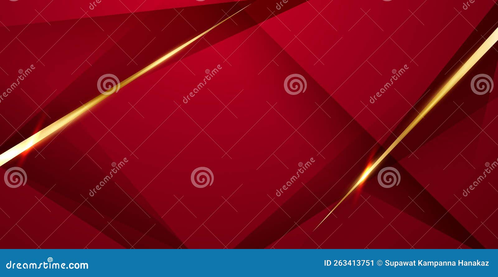 Abstract Background Design Modern Red and Gold Geometric Elements ...