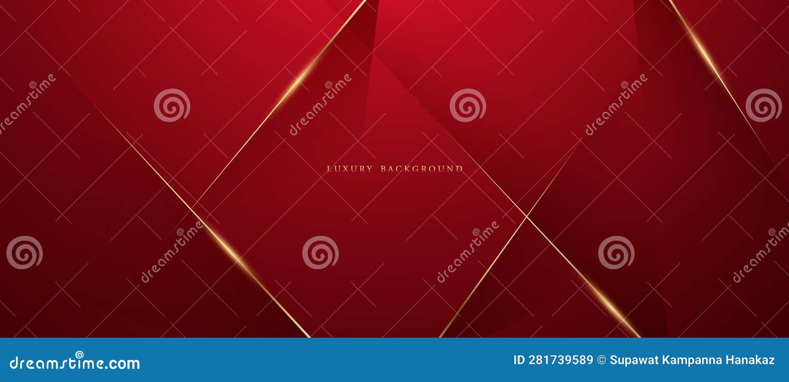 Abstract Background Design Modern Red and Gold Geometric Elements ...