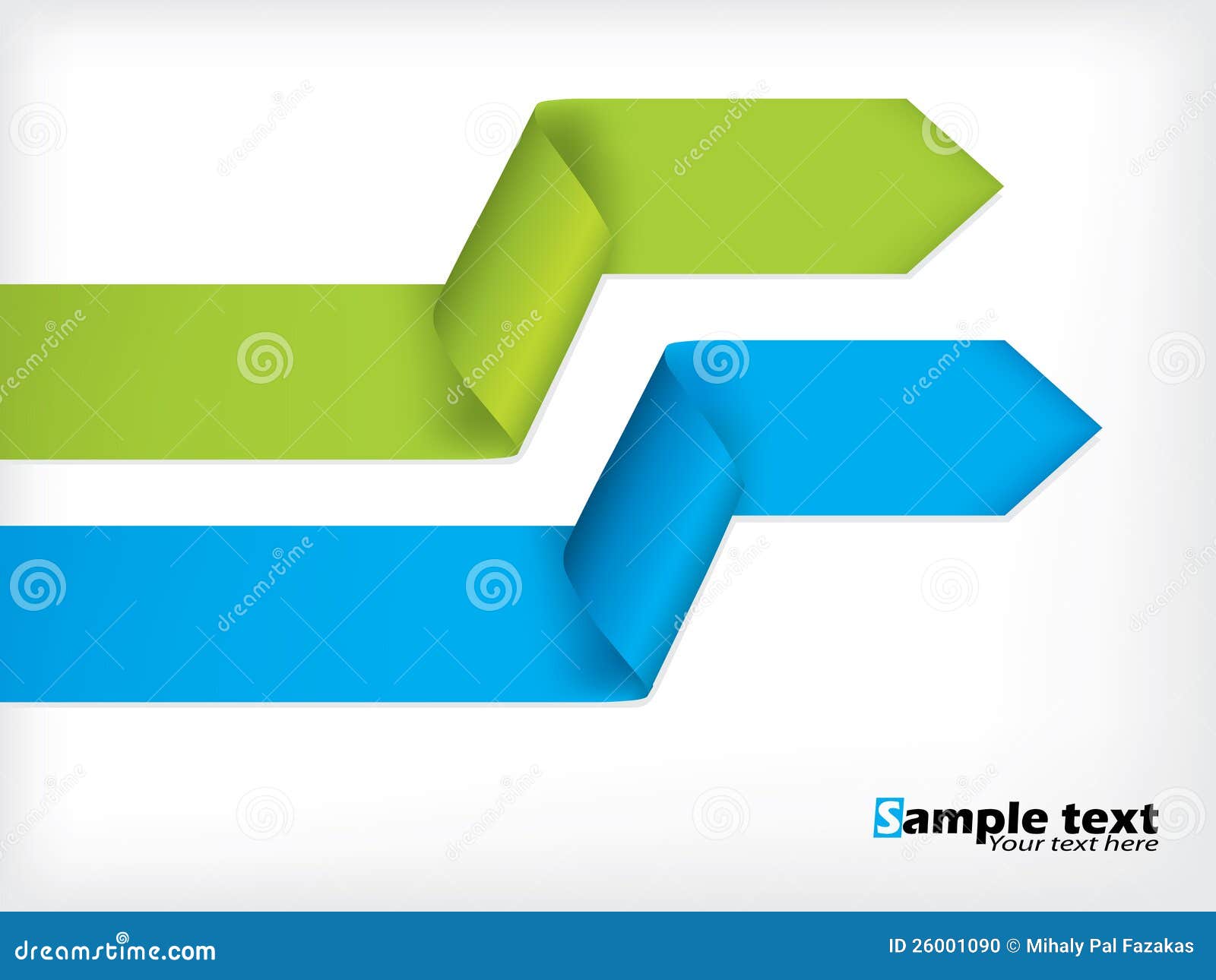 Abstract Background Design with Ribbons Stock Vector - Illustration of ...