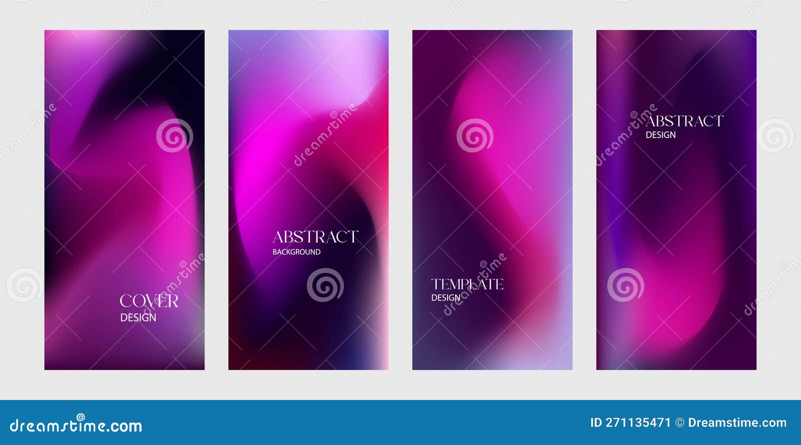 Abstract Background Design Template Bright Dark Pink Gradient Color ...
