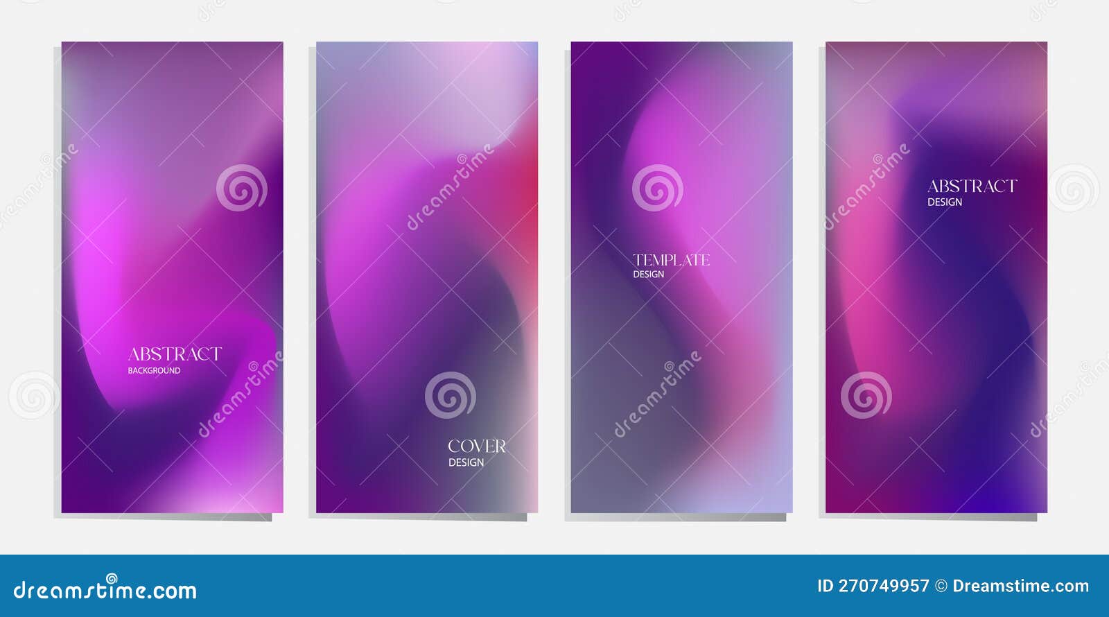 Abstract Background Design Template Violet Pink Gradient Color Stock ...