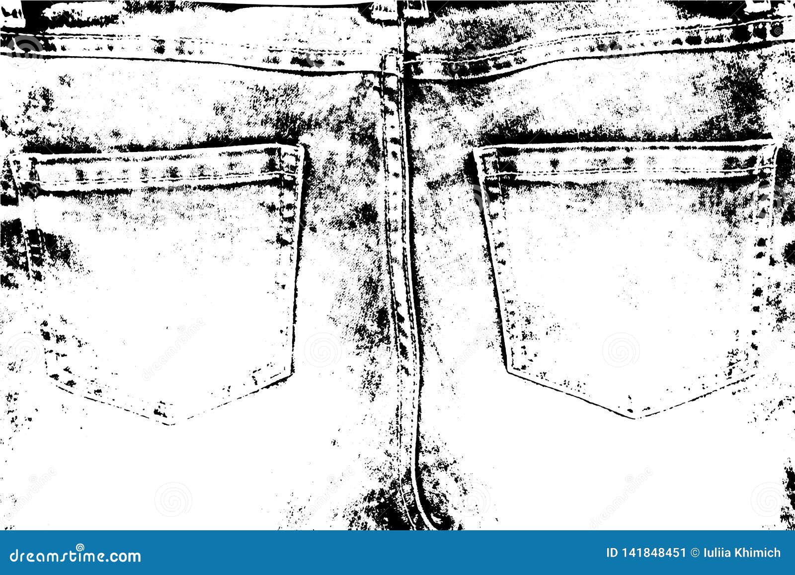 Abstract Background Design. Vector Jeans Fabric Texture, Denim Pants ...