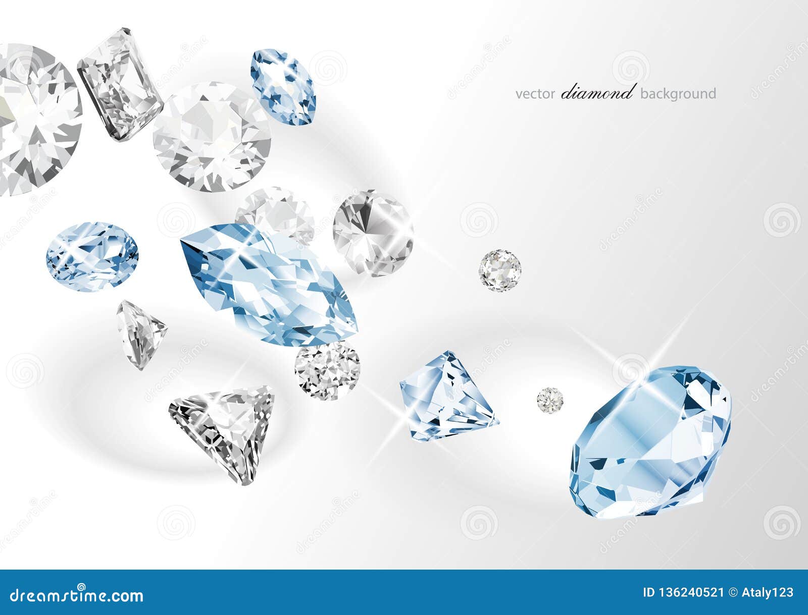 Abstract Background with Diamonds Stock Vector - Illustration of ...