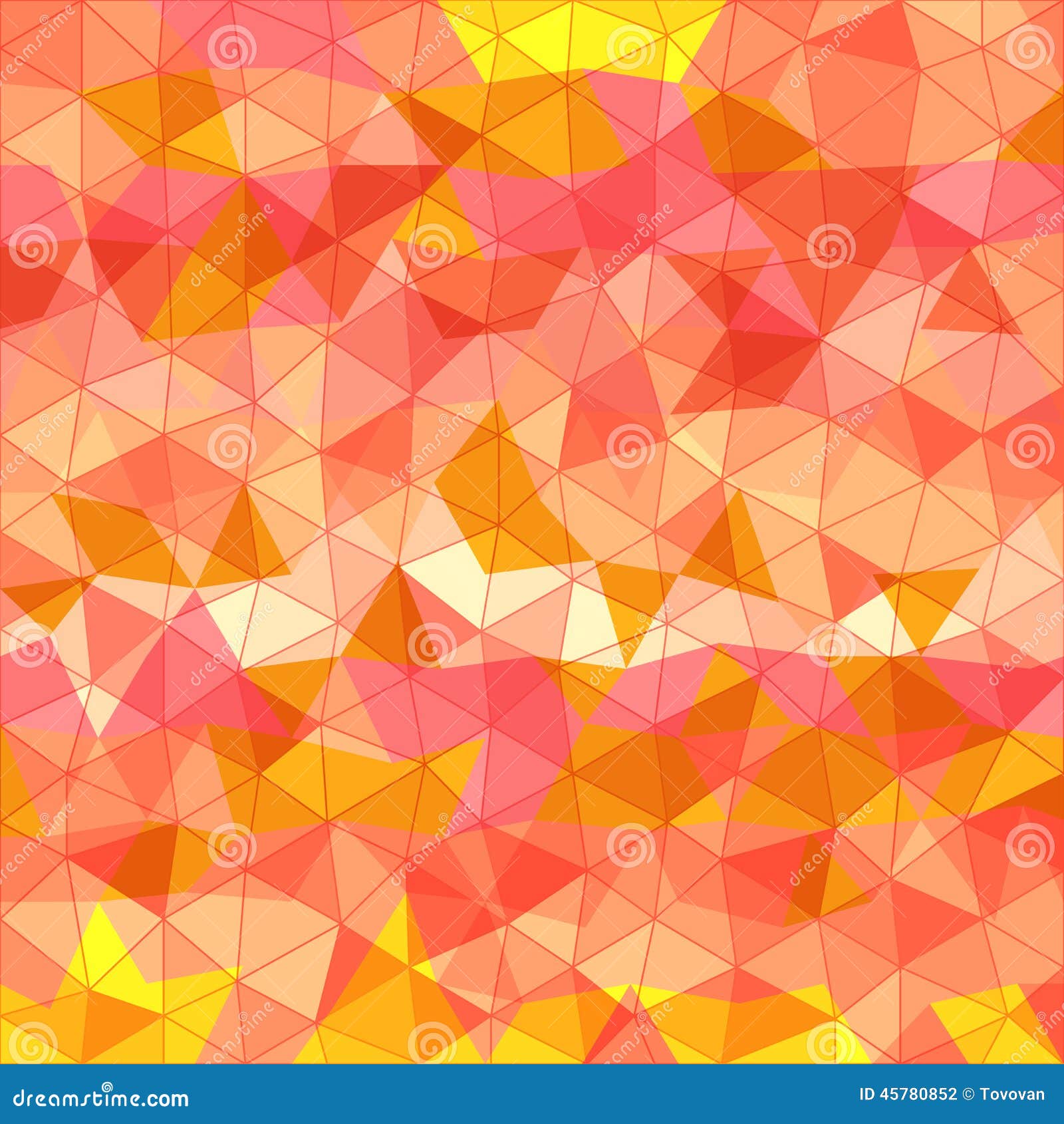 Abstract Background of Different Color Triangles Stock Vector ...