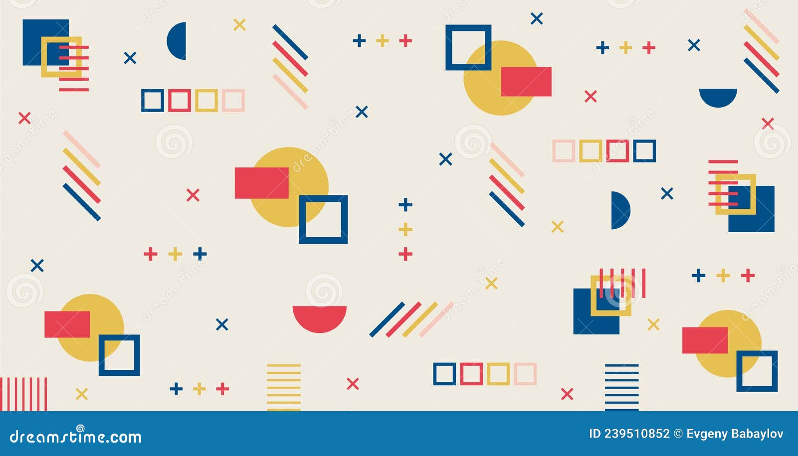 Abstract Background with Different Geometric Shapes - Illustration ... Abstract Background with Different Geometric Shapes - Illustration ...