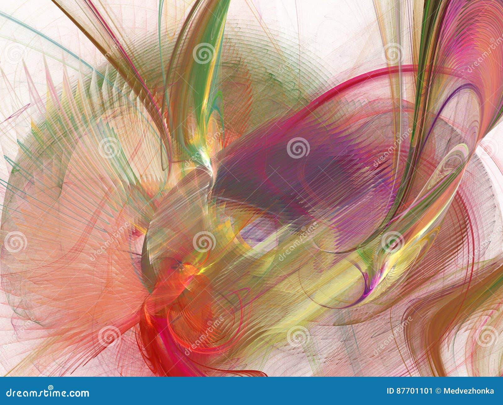 Abstract Background. Digital Collage. Stock Illustration - Illustration ...