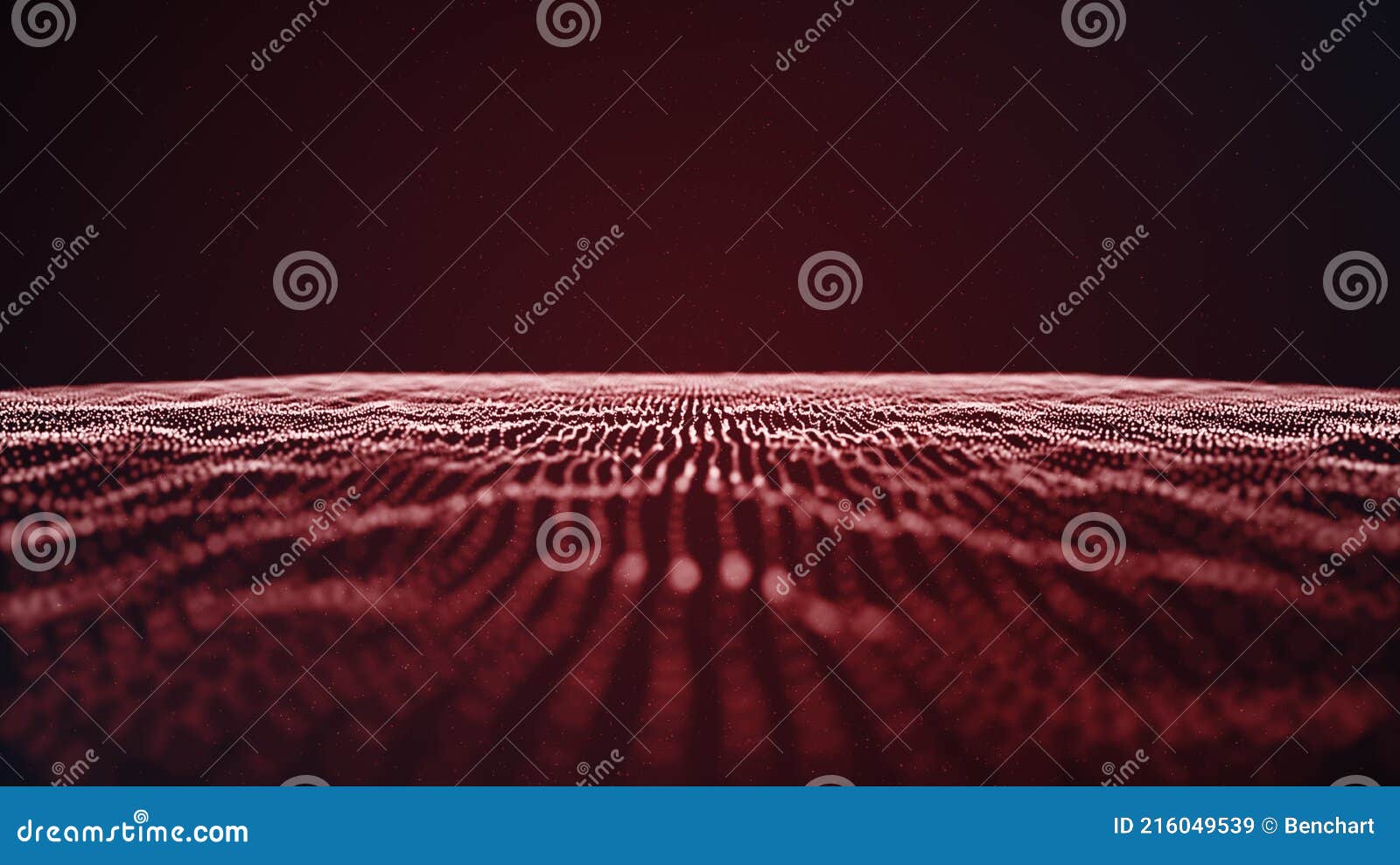 Abstract Background with Digital Data Fractal Mesh Stock Illustration ...