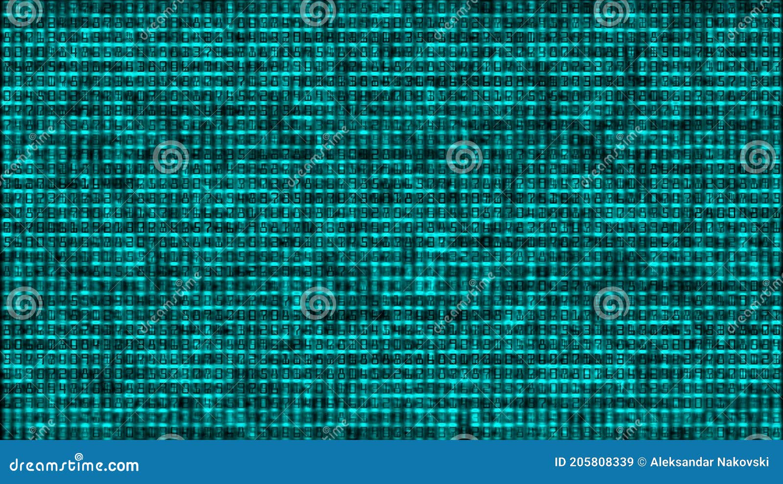 Abstract Background, Digital Data Matrix Stock Illustration ...