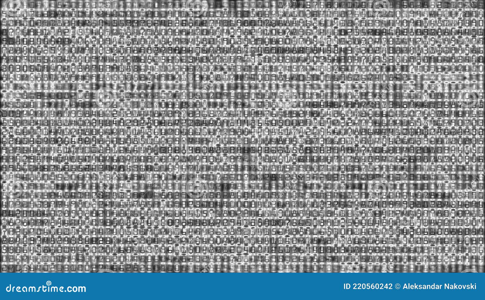 Abstract Background, Digital Data Matrix Stock Illustration ...