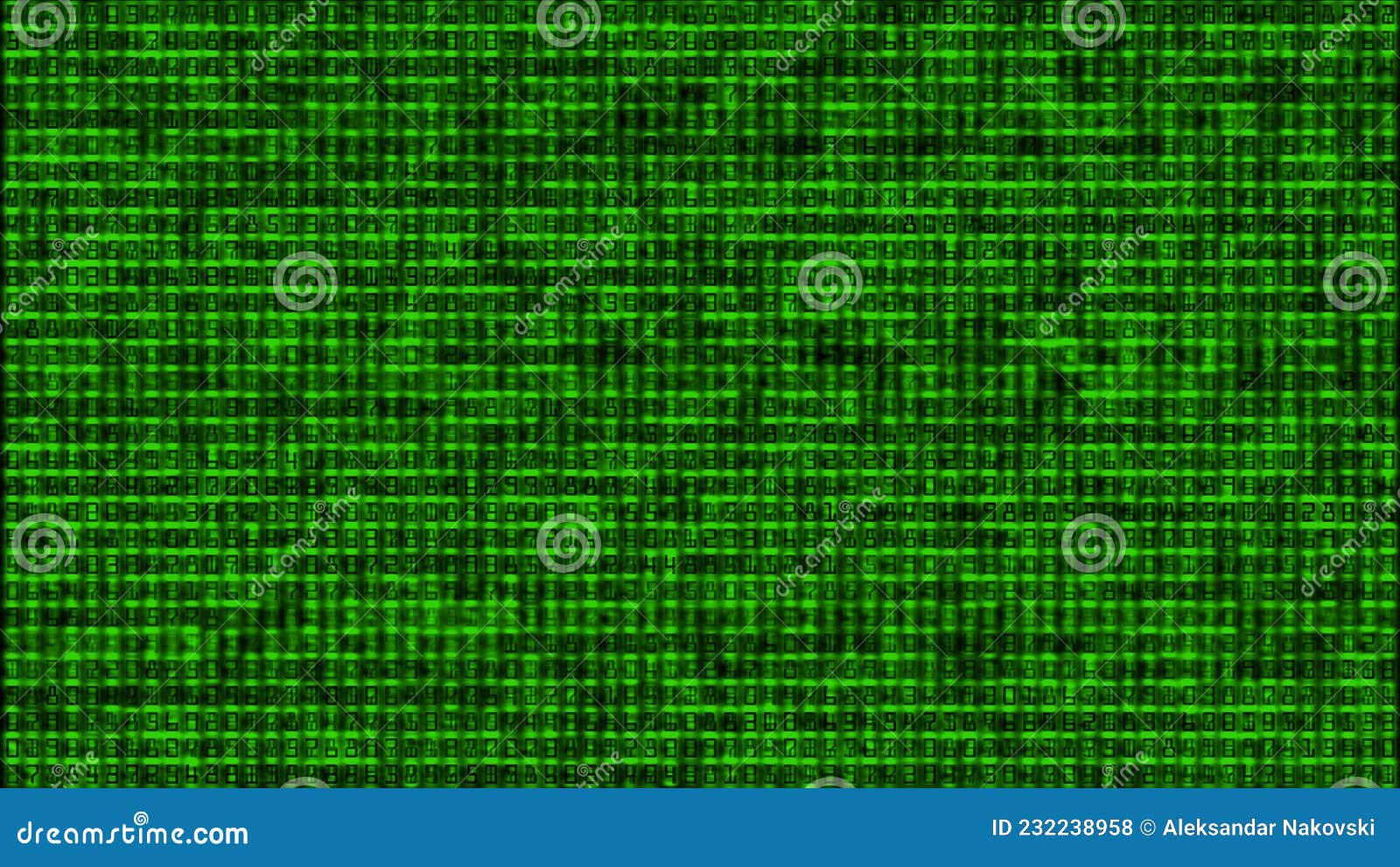 Abstract Background, Digital Data Matrix Stock Illustration ...