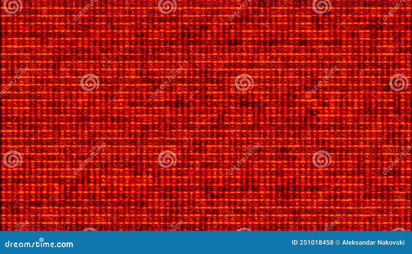 Abstract Background, Digital Data Matrix Stock Illustration ...