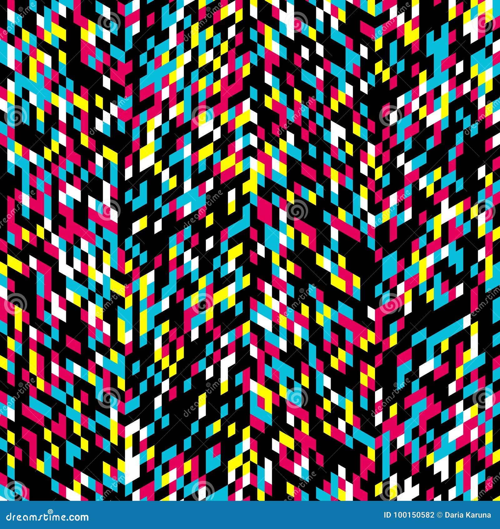 Abstract Background of Distorted Shapes. Movement of Geometric Forms ...