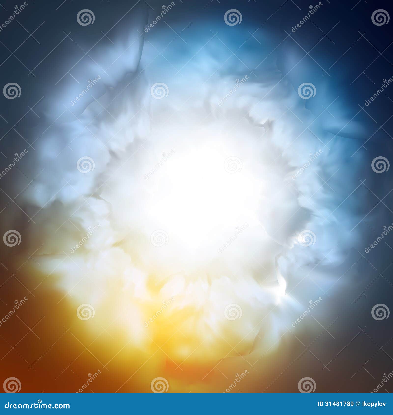 Abstract Background, the Divine Sky Stock Vector - Illustration of ...