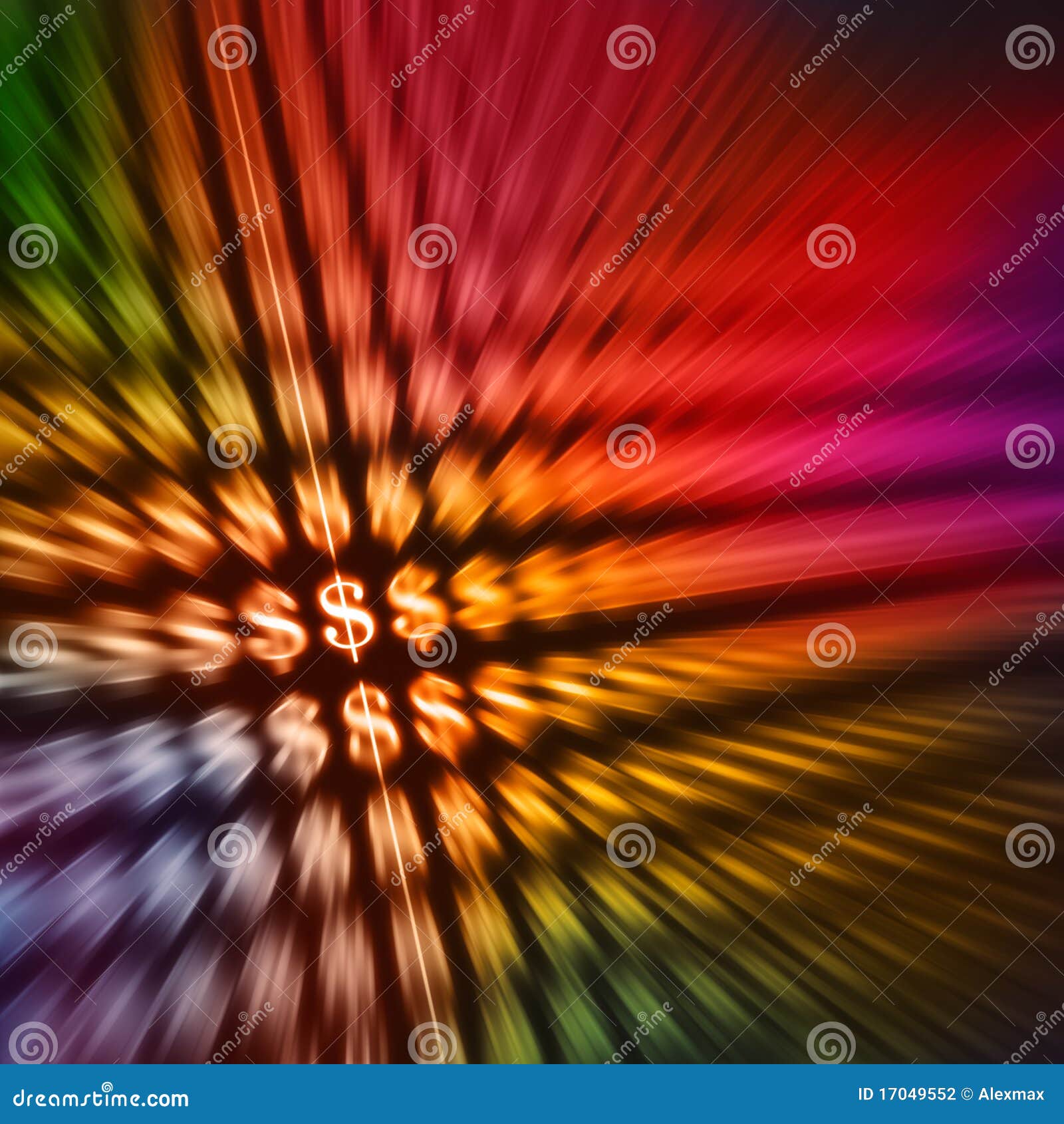 Abstract Background with Dollar Symbols Stock Photo - Image of business ...