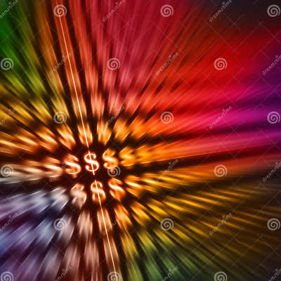 Abstract Background with Dollar Symbols Stock Photo - Image of business ...