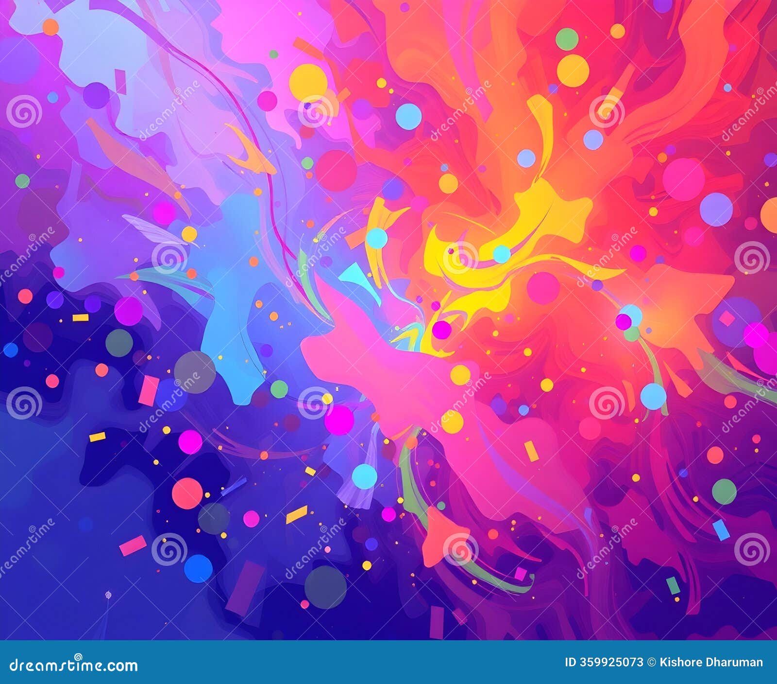 Abstract Background with Dots Digital Wallpaper Illustration Stock Illustration - Illustration ...