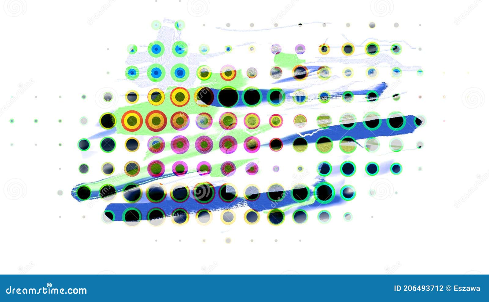 Abstract Background. Dots Pattern. Bitmap Stock Illustration ...