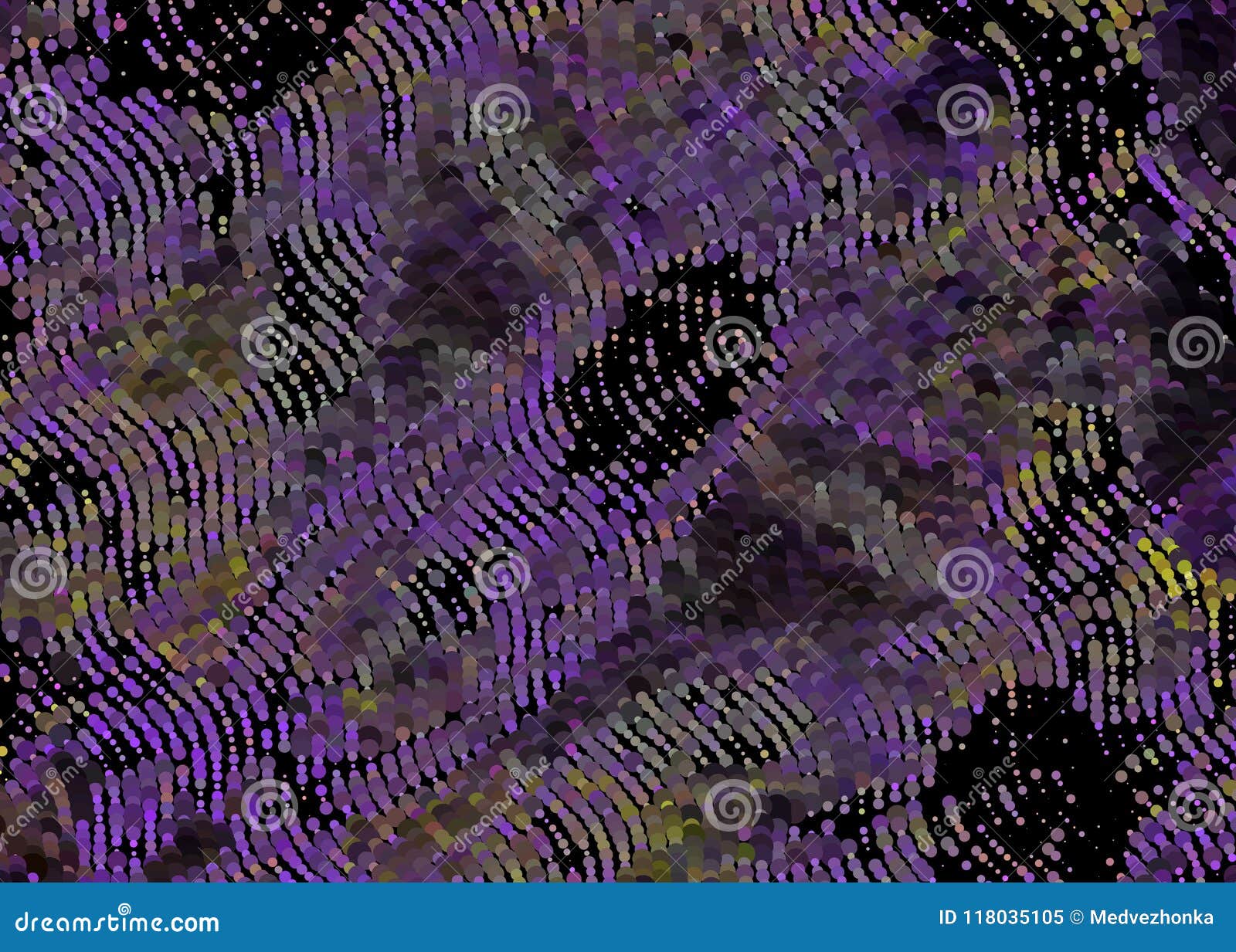 Abstract Background with Dots Stock Vector - Illustration of reflection ...