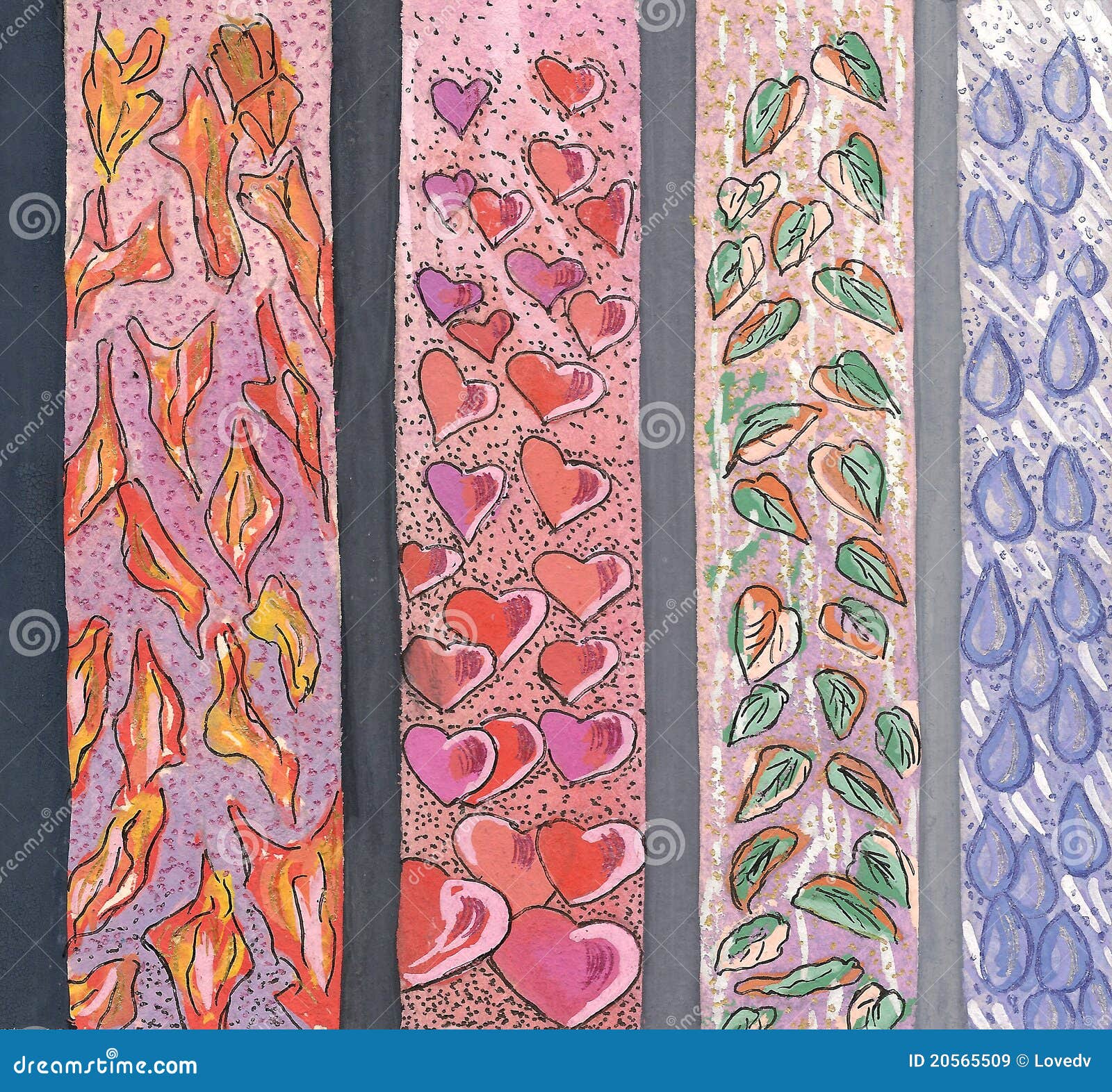 Abstract Background Drawing Stock Image - Image of intensity ...