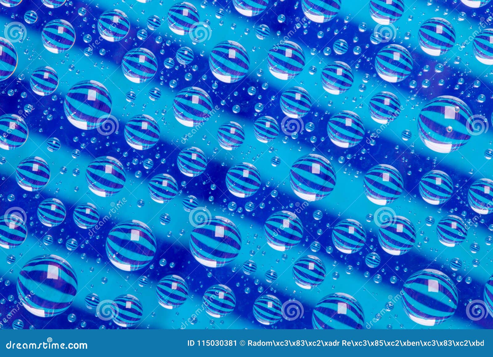 Abstract Background with Drops Stock Image - Image of macro, realistic ...