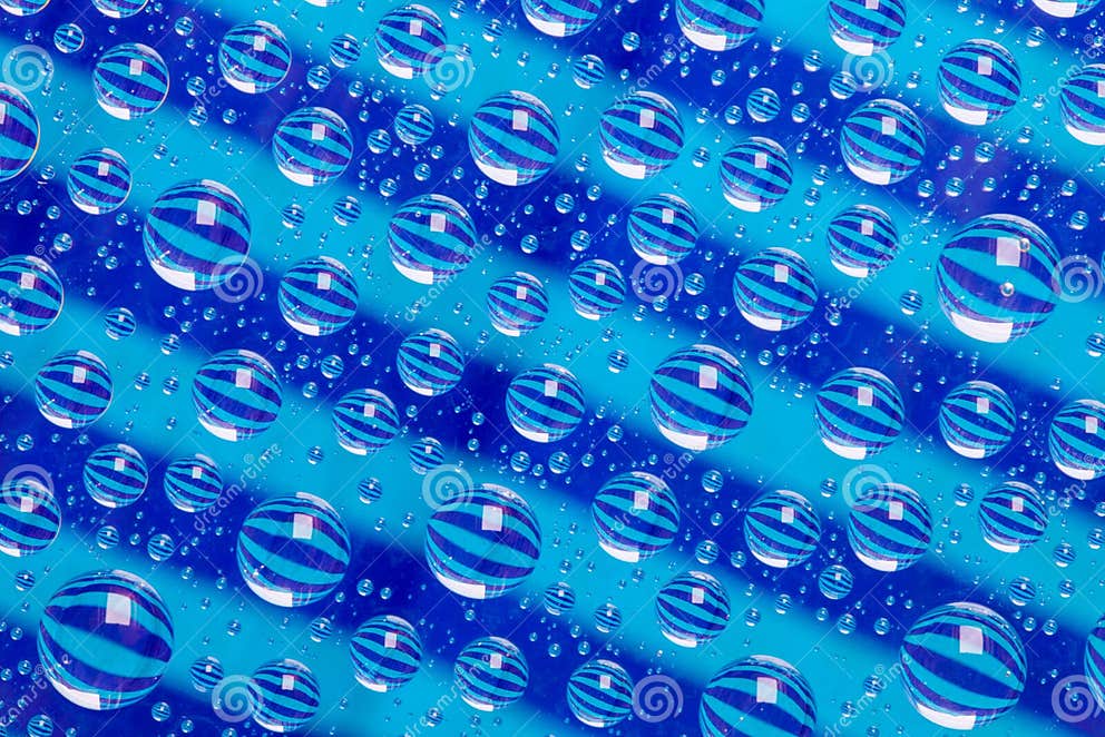 Abstract Background with Drops Stock Image - Image of macro, realistic ...