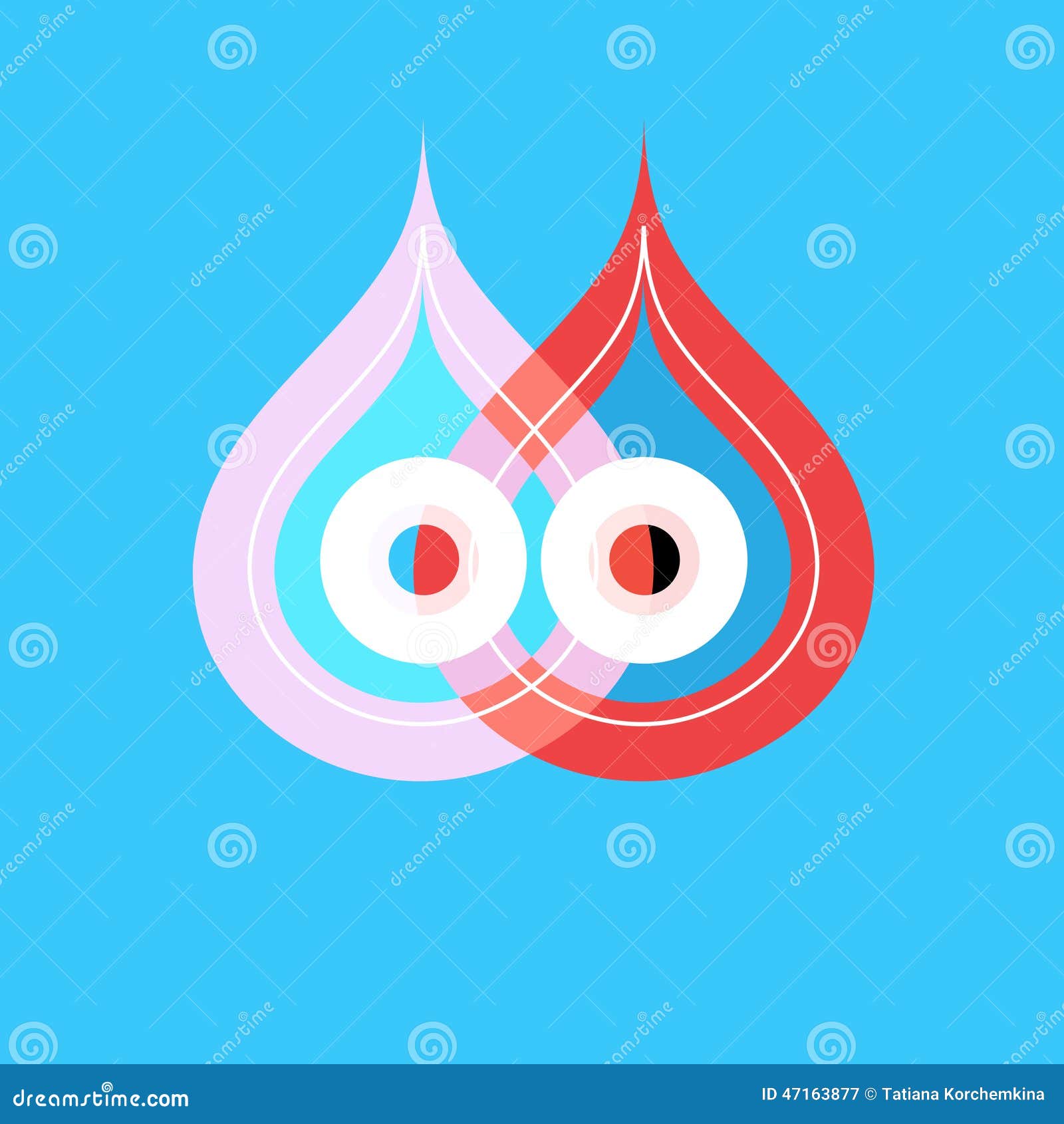 Abstract Background with Drops Stock Illustration - Illustration of ...