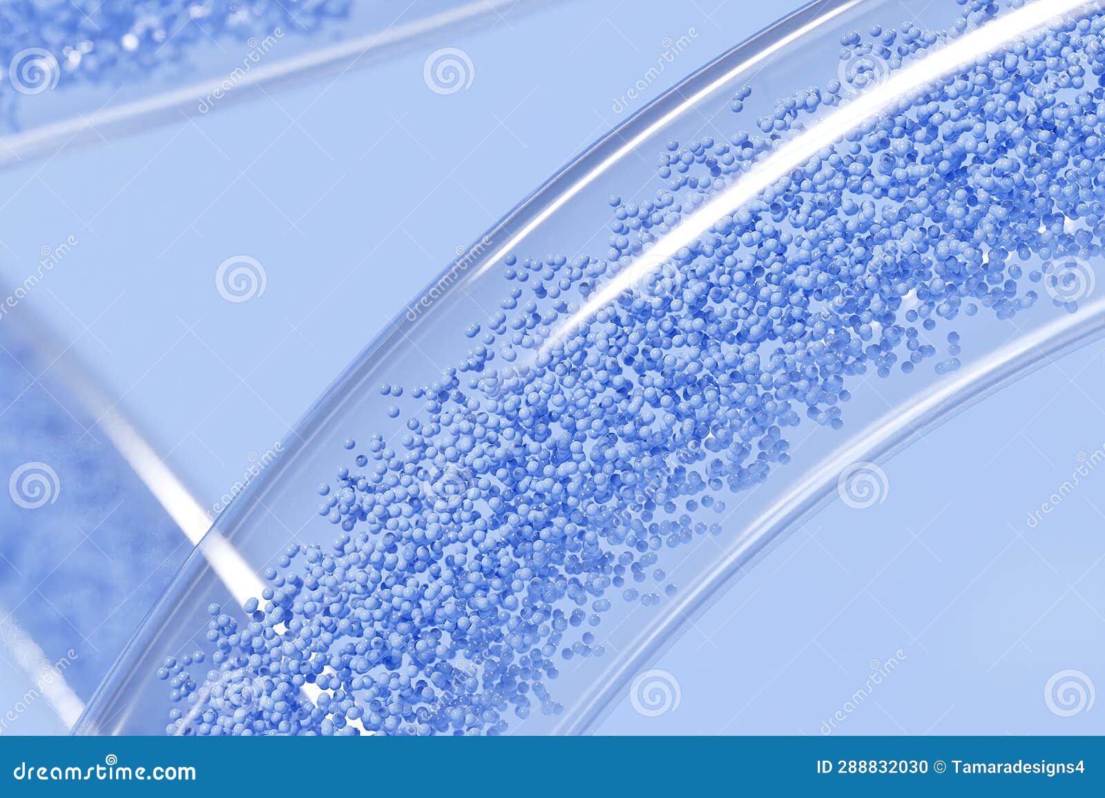 Abstract Background Dynamic 3D Particles in Glass Tubes Stock Photo ...