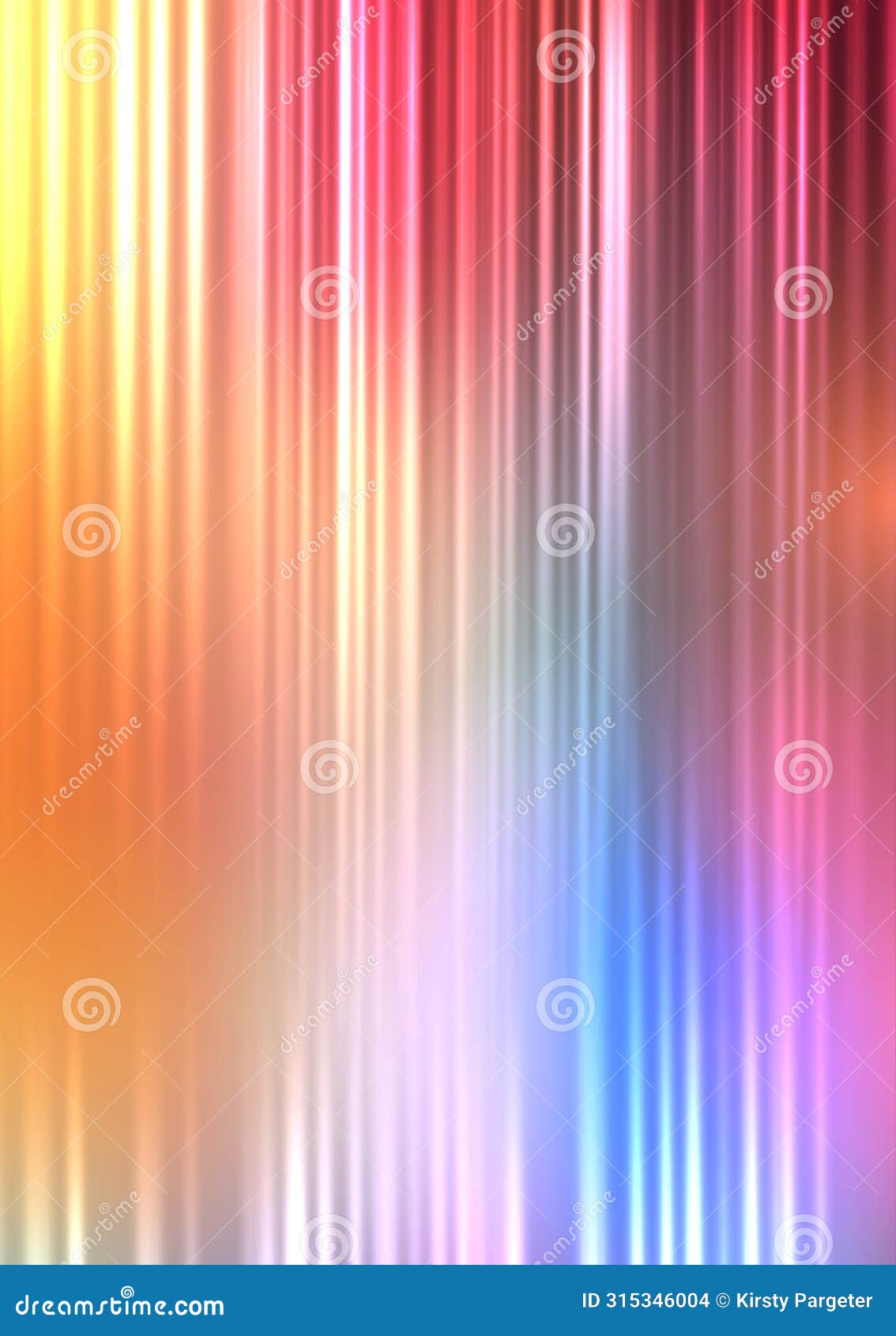 Abstract Background with Dynamic Lines Design in Rainbow Colours Stock ...
