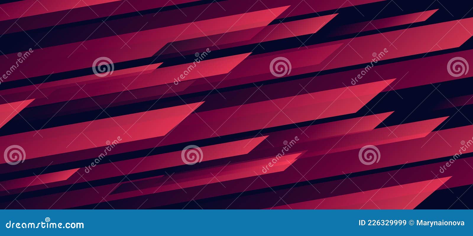 Abstract Background with Dynamic Red Geometric Shapes in Motion Forming ...