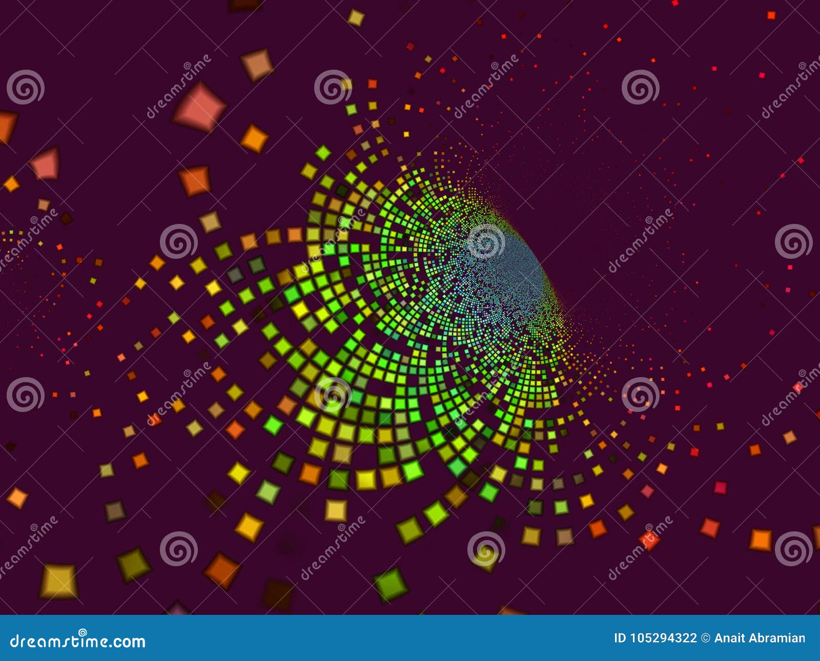 Abstract Background Dynamic Techno Stock Illustration - Illustration of ...